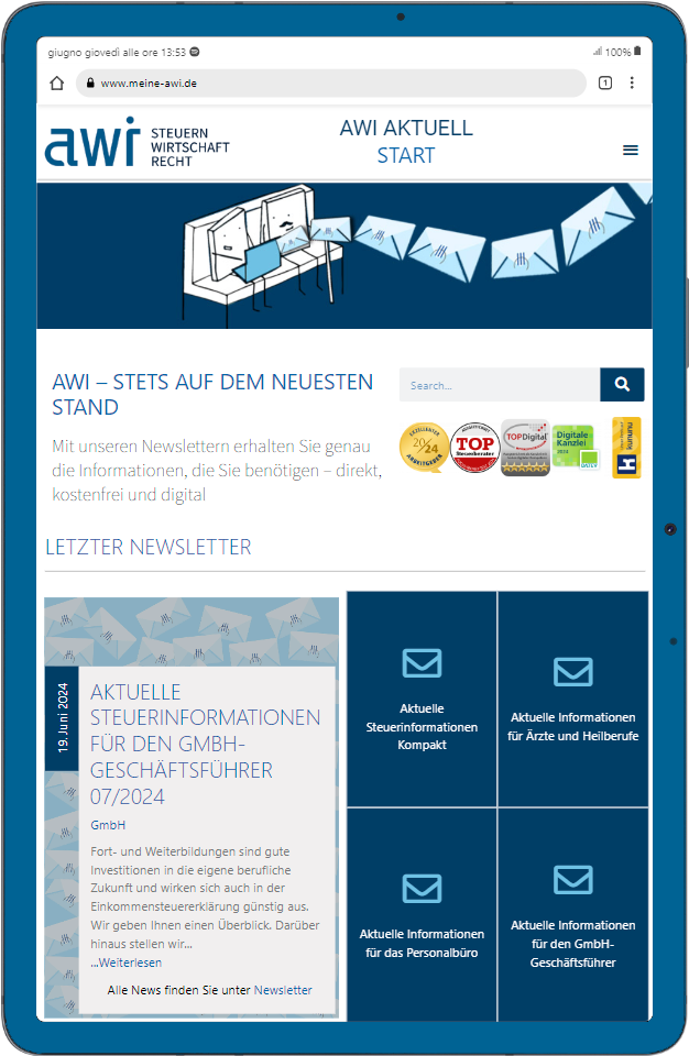 Steuerberater & Wirtschaftsprüfer Augsburg | Steuerkanzlei AWI TREUHAND